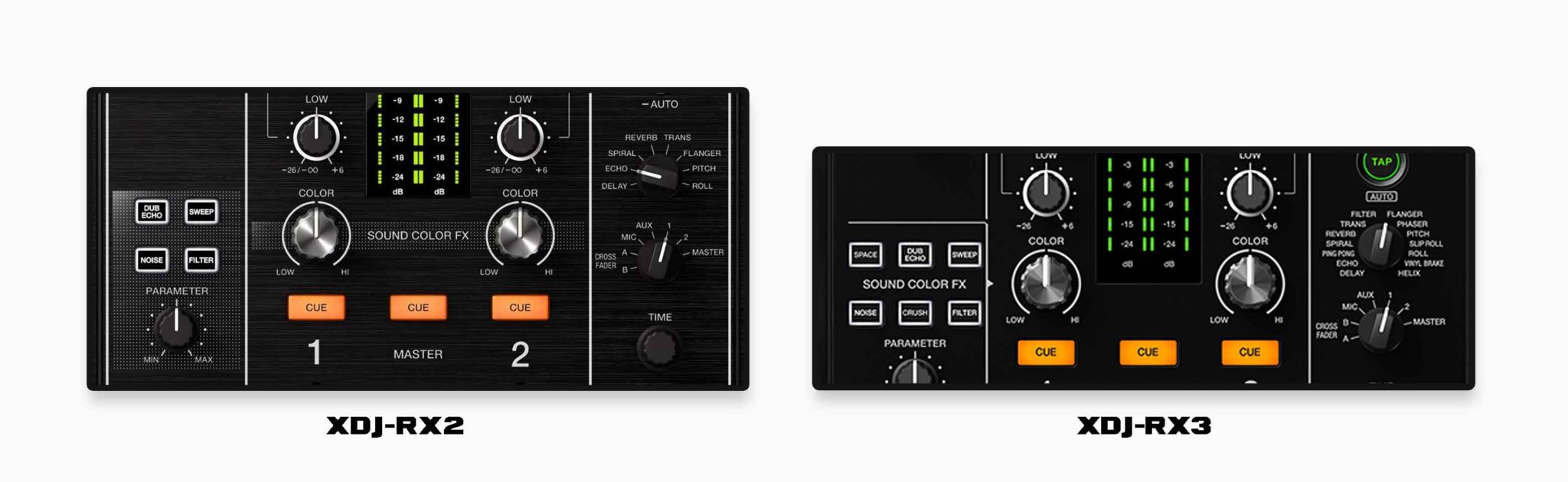 New Pioneer XDJ-RX3 vs. XDJ-RX2 (Direct comparison) - djgear2k