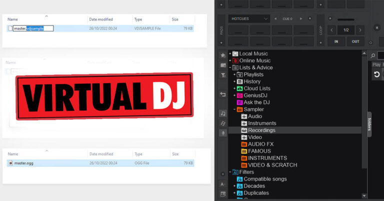 How To Convert Virtual DJ Samples To MP3 (.vdjsample to .mp3) - djgear2k
