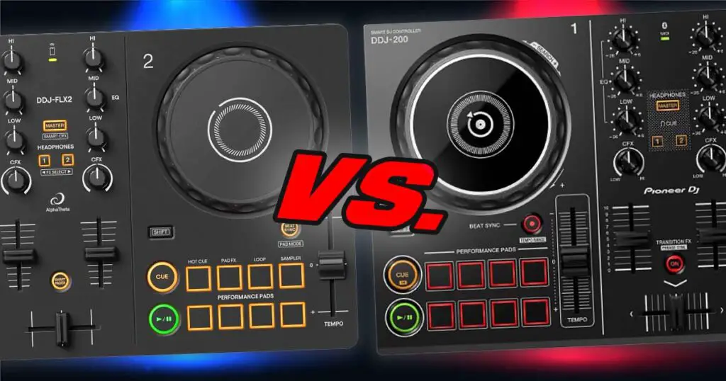 AlphaTheta DDJ-FLX2 vs. DDJ-200 – What’s Changed? - djgear2k